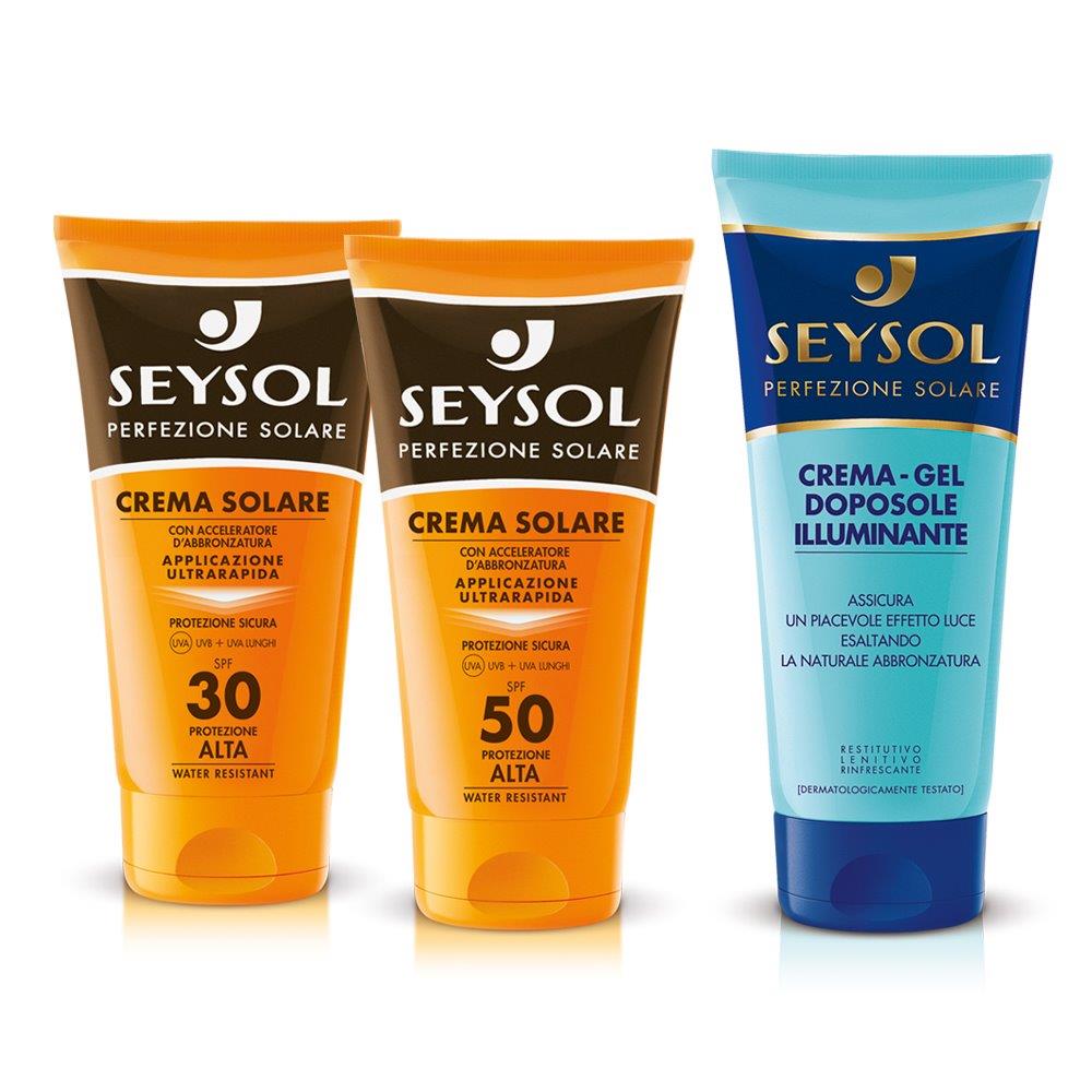 Kit Seysol Protezione Solare Crema Solare spf 30, Crema Solare spf 50 ...